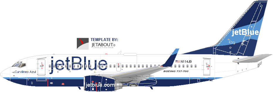 Fantasy Liveries: jetBlue Boeing 737-700 with winglets