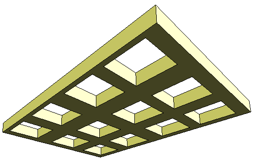 REVIT Rocks !: CADclip - Waffled or Coffered Ceiling Tutorial