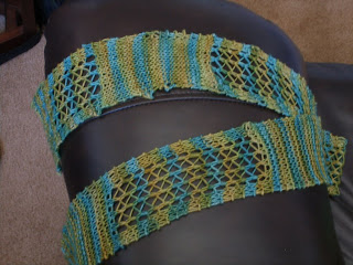 Leftover scarflette - Free Scarf Knitting Pattern
