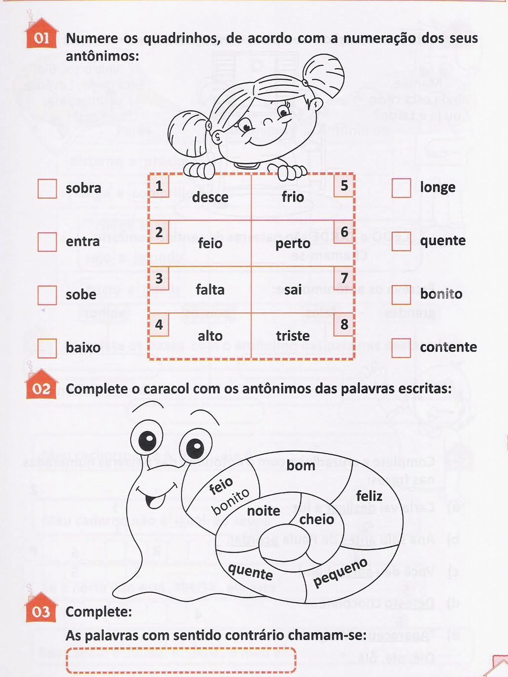 ♥ ♥ ♥ Cantinho da Profe Adri ♥ ♥ ♥: ♥ Sinônimos e Antônimos - Atividades