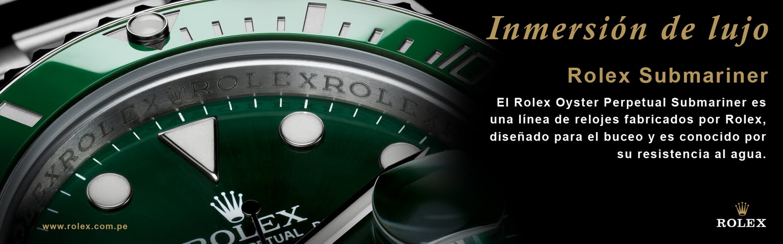 Luis.quesquen: Publicidad de Rolex para revista