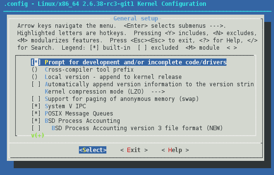 make install . es: Configurar y compilar el kernel Linux