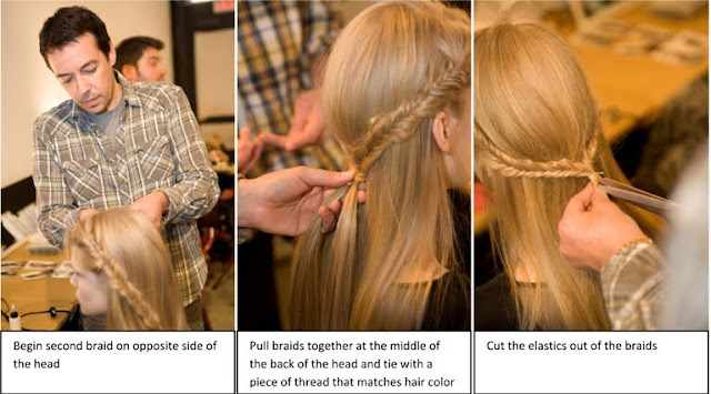 Fishtail Braids - how to create the Orlando Pita New York Fashion Week ...