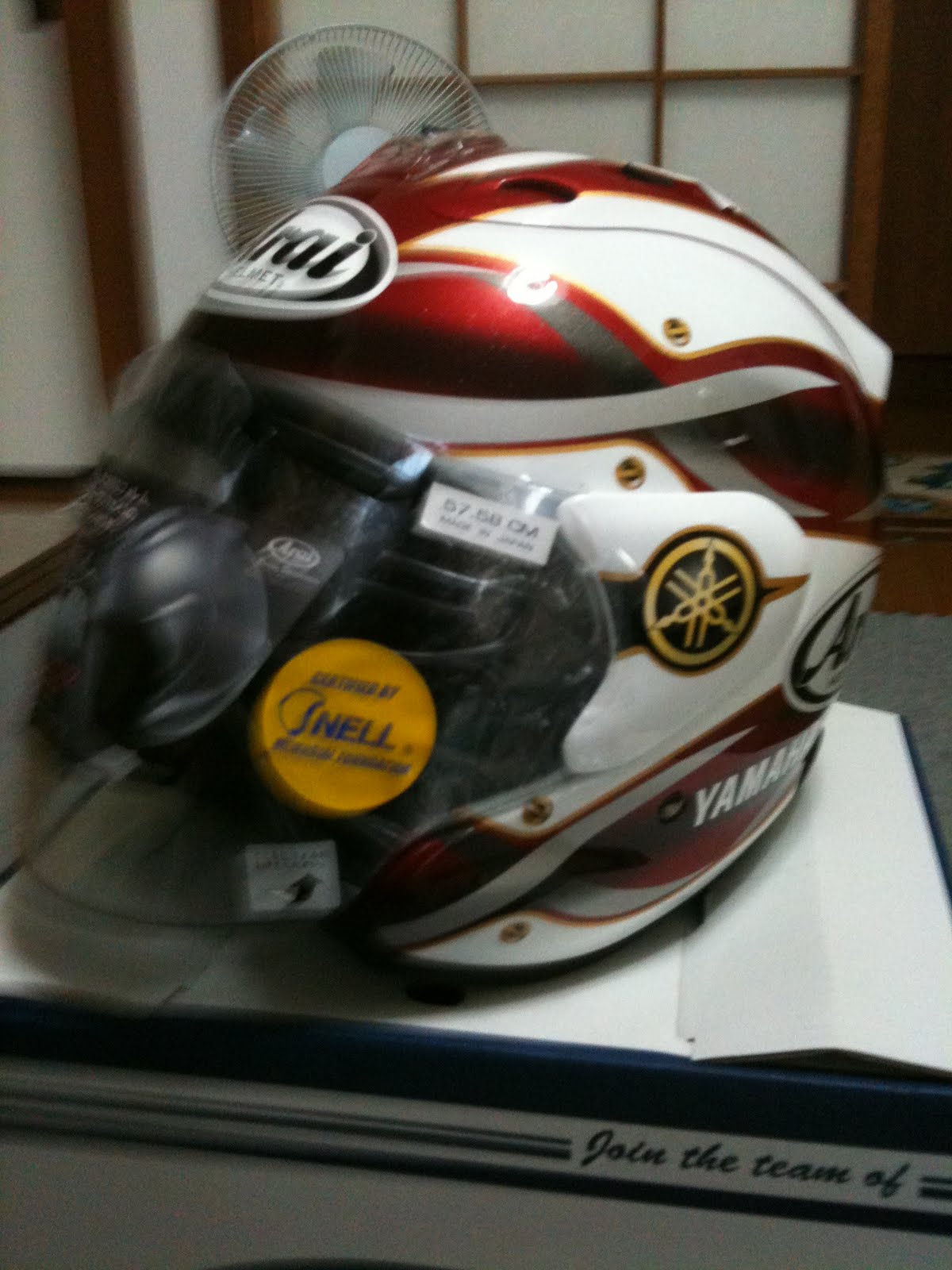 HELMET JAPAN: Arai MZ Yamaha RARE!!!