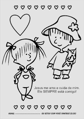 Ministério Infantil Kids 4 God: Jesus me Ama - Valentine's Day