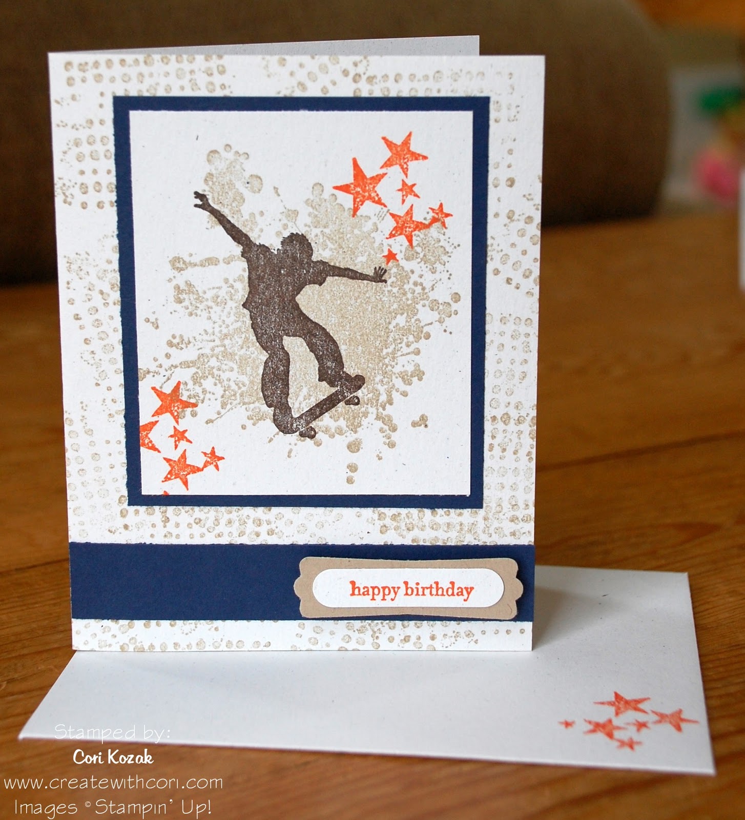 Creative Chat: Extreme Skater Birthday Card
