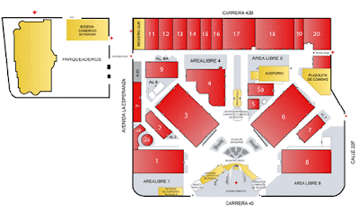 Pei-Expociencia y Expotecnología 2009: PLANO GENERAL CORFERIAS