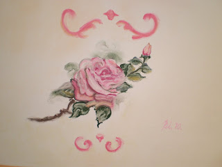 Biljana Shabby: Tutorial: Slikanje shabby ruze (PAINTING PINK ROSES)
