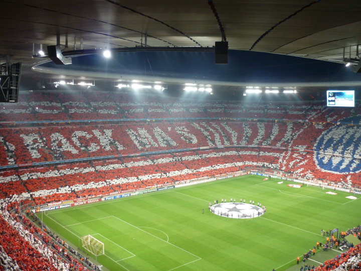European Football Weekends: Bayern Munich tifo
