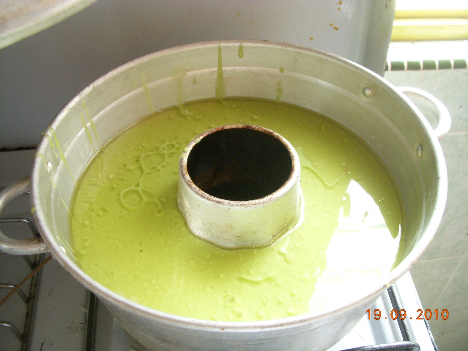 Anggerik: update : resipi bingka pulut pandan (with pics)