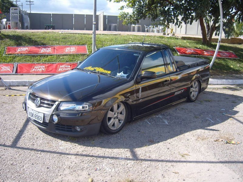 Planeta Automotivo: Mais Saveiro rebaixada com rodas esportivas