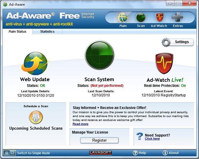 Ad-Aware Free Internet Security 8.3.4 ~ Freeware-Tools.Net
