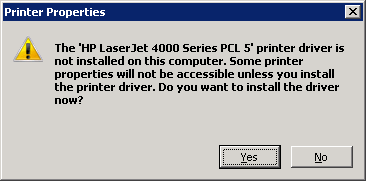 Guillermo Musumeci Blog: Printer driver is not installed on this ...
