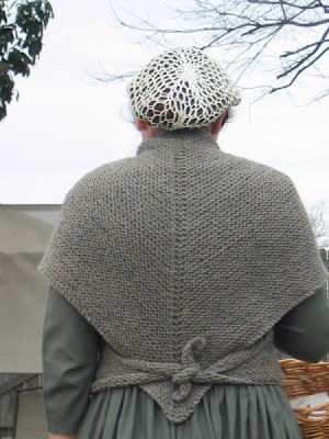 Natural State Knitting: A Knitted Sontag or Tess's Shawl