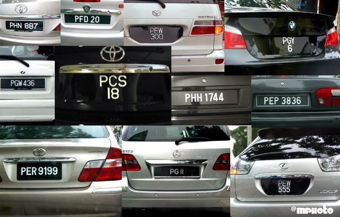 Penang - My Everlasting Love: Car Number Plates...