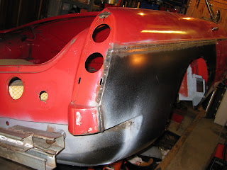 MGB Restoration: Rear Wing Repair