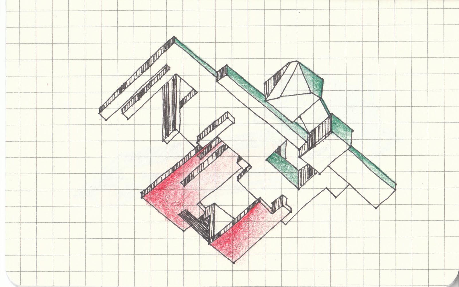 Luen Samonte: ARCH1101 Pairing up Axonometric Projections