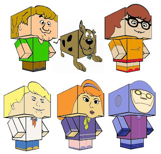 Free Paper Crafts and Models: Scooby Doo Cubeecraft