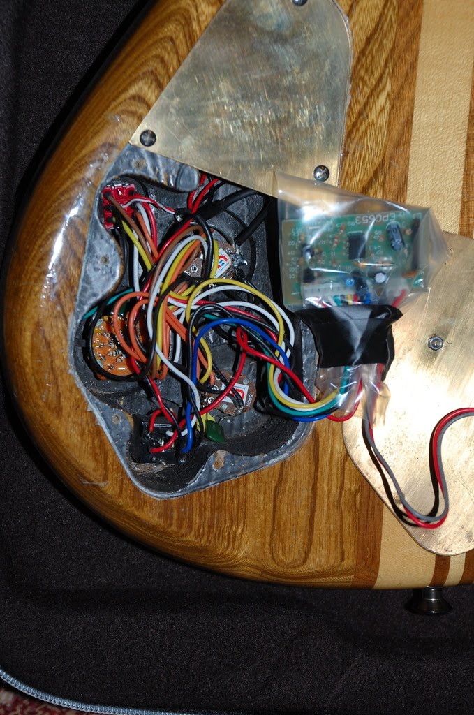 Aria Basses: SB-1000 Electronics Restoration