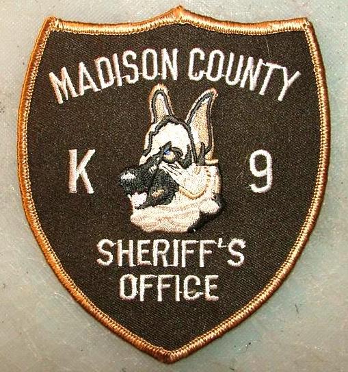 POCKET MONEY RECYCLING: Madison County K9 Sheriff's Office Patch