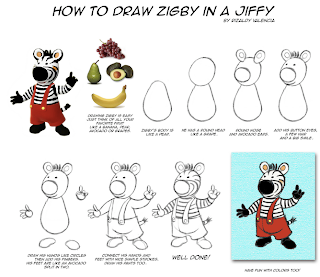 Amaryllis et Cie...: Zigby à colorier...