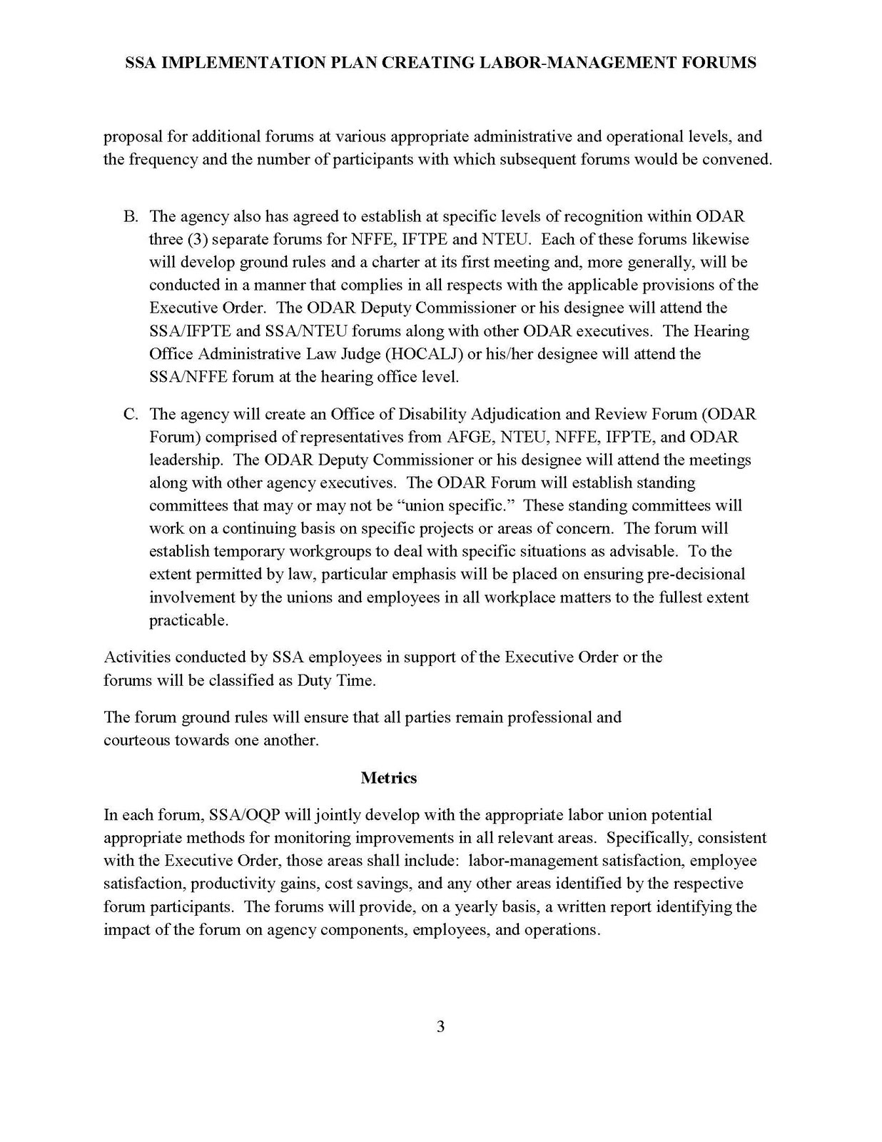 Social Security News: Labor-Management Councils