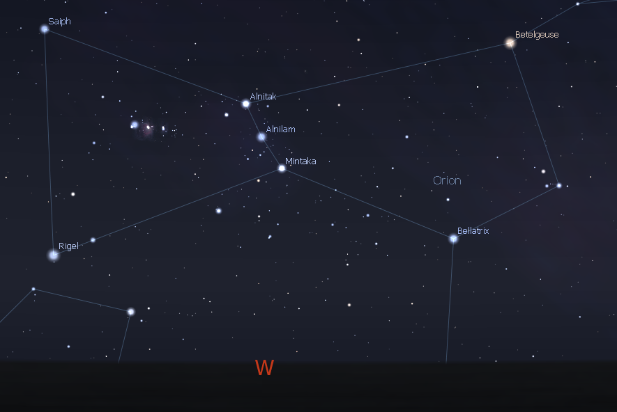 Bintang-bintang di Rasi Orion - Info Astronomy