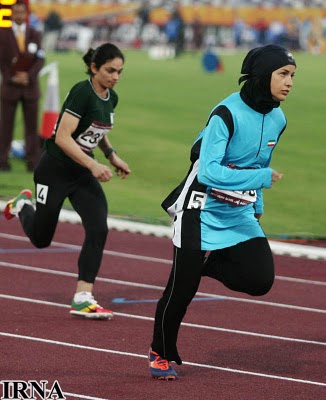 [Gambar]- Atlit Wanita Iran di Sukan Asia 2010