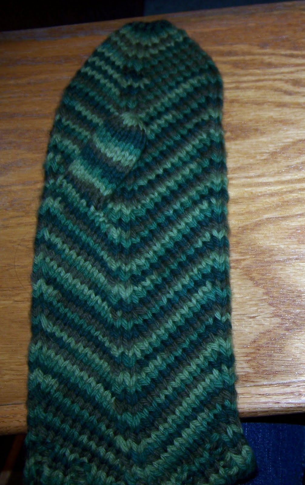 yarns of Life: EZ Mitered Mitten (Only One)