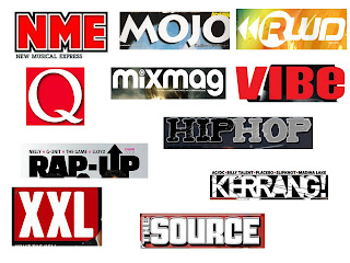 Sabina's Music Magazine: Masthead Designs