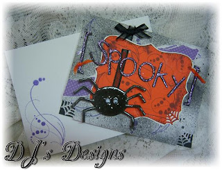 Dee Dee's Craft Spot: "Spooky " Halloween Card
