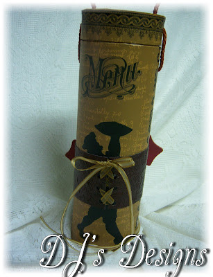 Dee Dee's Craft Spot: Beautiful Candle Wraps