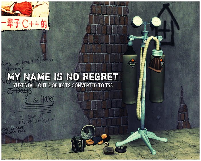 The Sims 3: Fallout 3 Objects