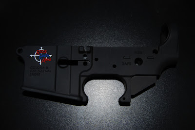 Kris' Gun Rantings: Painting Logo on AR15 Lower