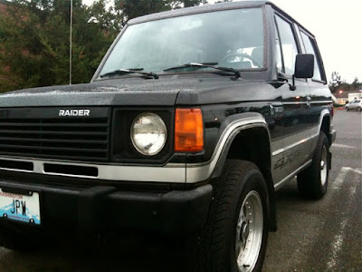 OLD PARKED CARS.: 1987 Imported For Dodge Raider.