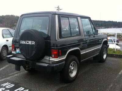 OLD PARKED CARS.: 1987 Imported For Dodge Raider.