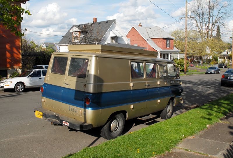 OLD PARKED CARS.: 1968 Dodge A108 Camper Conversion.
