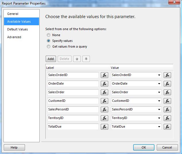 Sql Server Business Intelligence Hideunhide Columns In Ssrs Report While Rendering