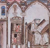 Los monjes copistas. : EN CLASE