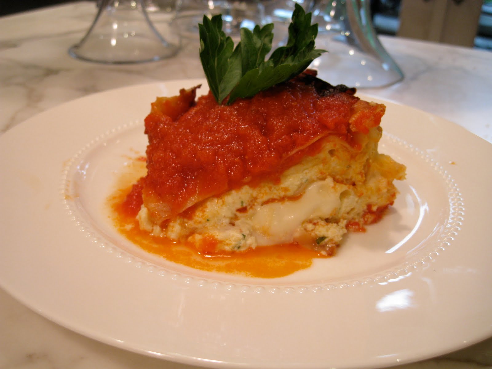 Holy Moly, Cafe Lago Lasagna