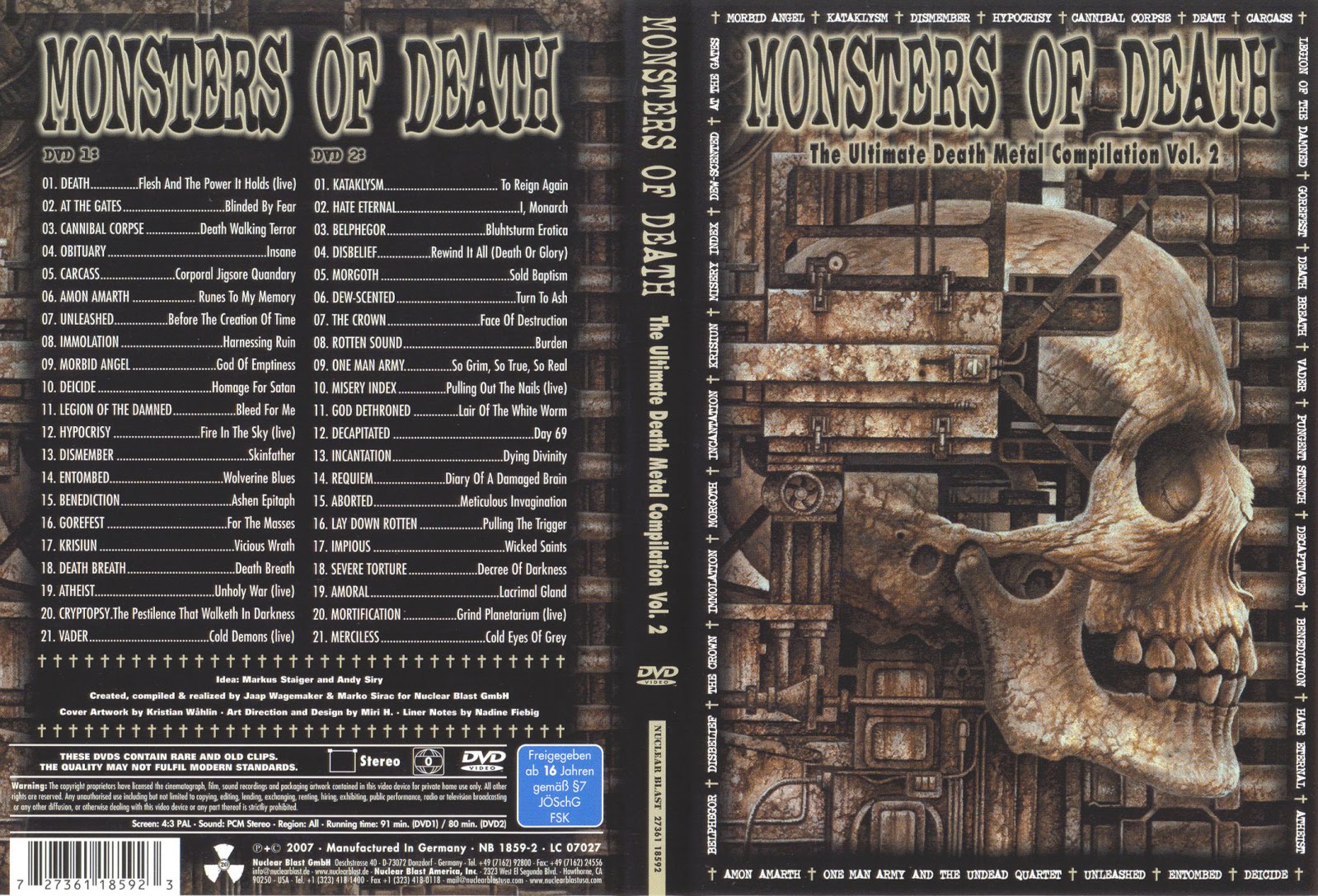 INDONESIA UNDERGROUND ATTITUDE ***: Monsters of death VOL - 2 DVD ...