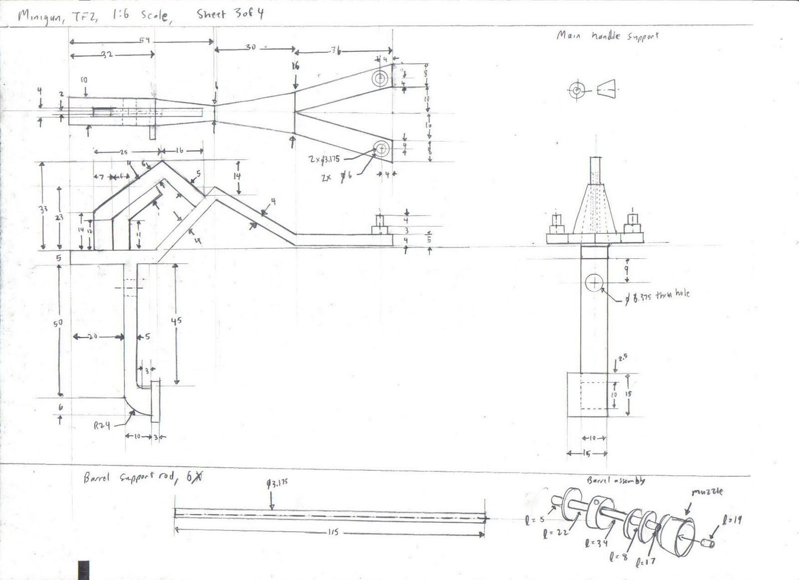 The Vortex: Made of Paper, Glue and Magic: TF2 Minigun Documentation