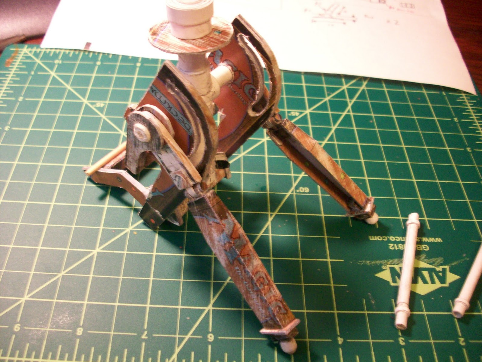 The Vortex: Made of Paper, Glue and Magic: Assembling a Sentry Gun