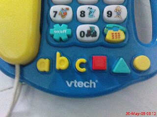 colourful: vtech bob the builder bob's talking telephone (sold)