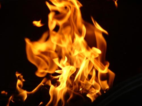 Disse-te sem falar...: Chama