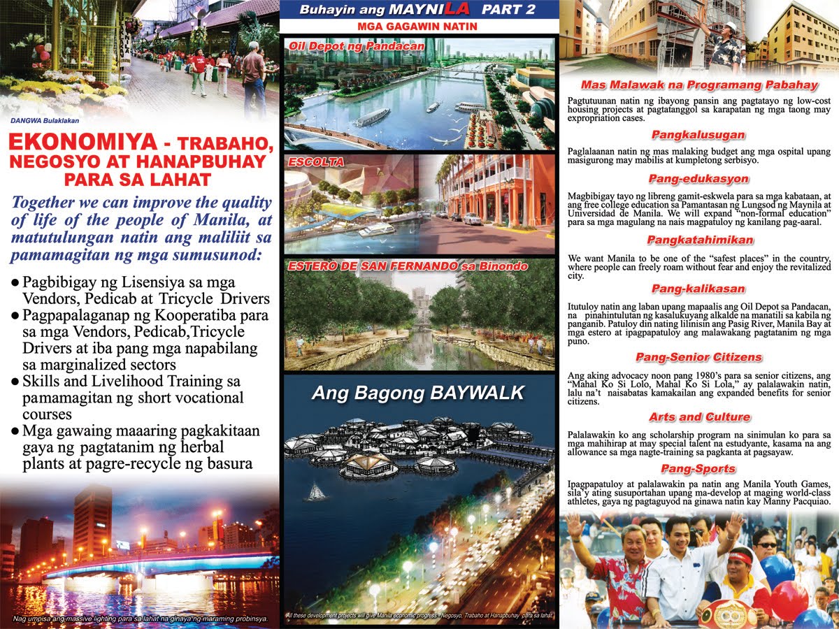 Mayor Lito Atienza: Mga Proyekto Ni Mayor Lito Atienza