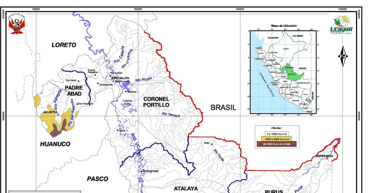 Principales Ríos del Perú (En kilómetros) | Geociencia