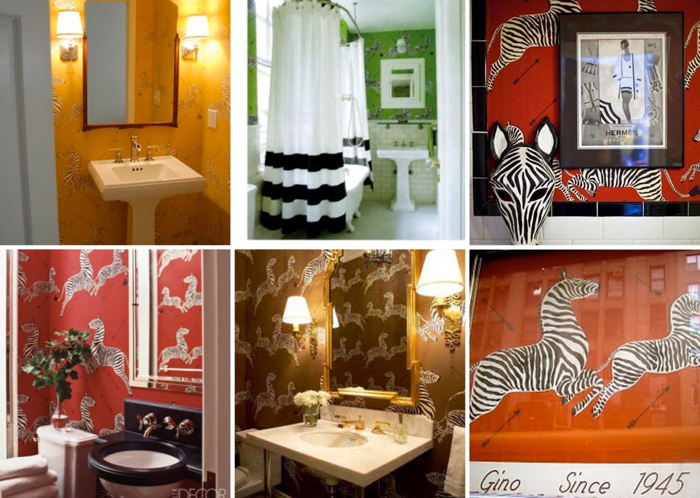 Madame Muse Design: Gino's and the Scalamandre Zebra