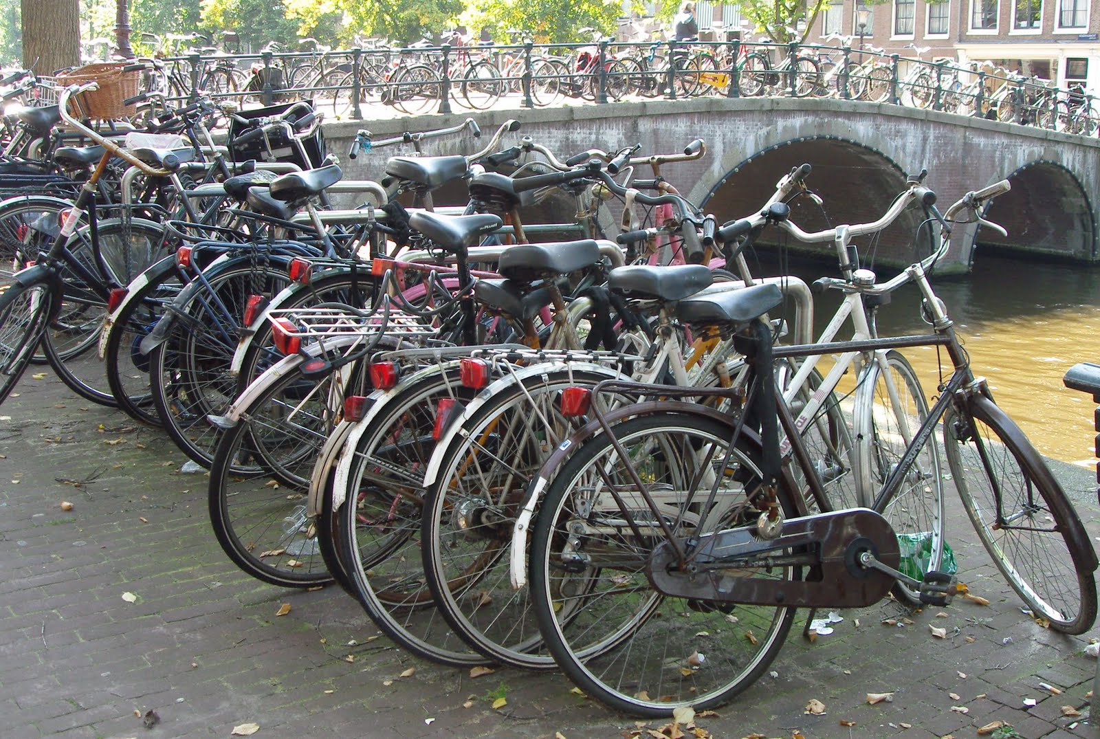 The Red Electric: Amsterdam overwhelmed with bicycles