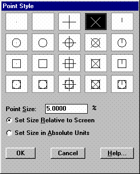 AutoCad Clubthailand: การเขียนจุด (POINT)